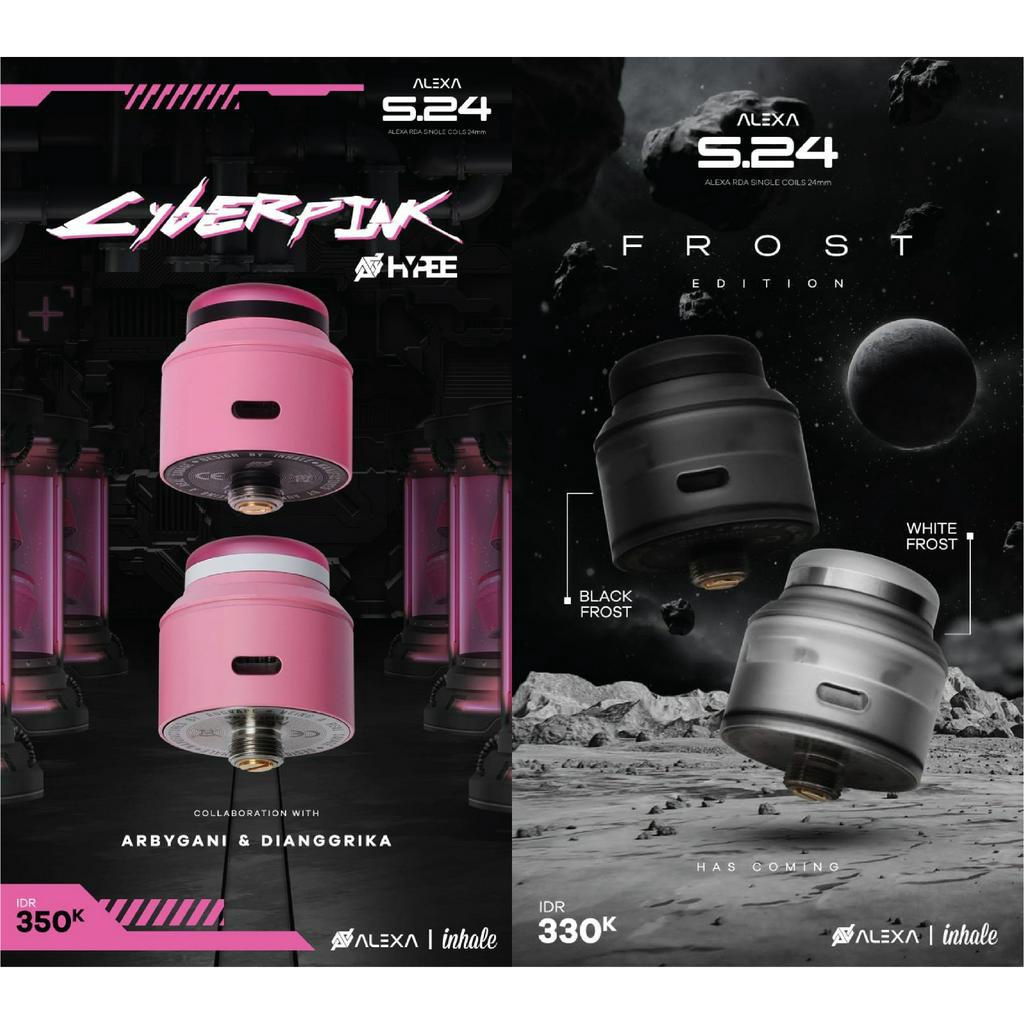Jual [ATOMIZER] ALEXA RDA S24 BY ALEXA X INHALE | Shopee Indonesia