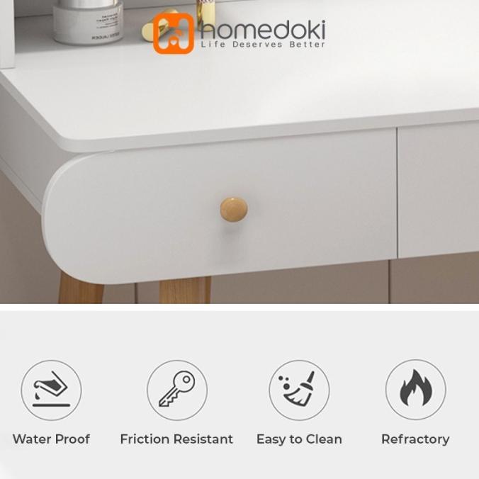 Jual MINIMALIS MINI PUTIH DRESSING MEJA MEJA RAK TABLE MEJA RIAS ...