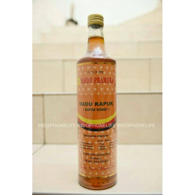Jual MADU BUNGA KAPUK PRAMUKA HONEY 650ML murni dan asli | Shopee Indonesia