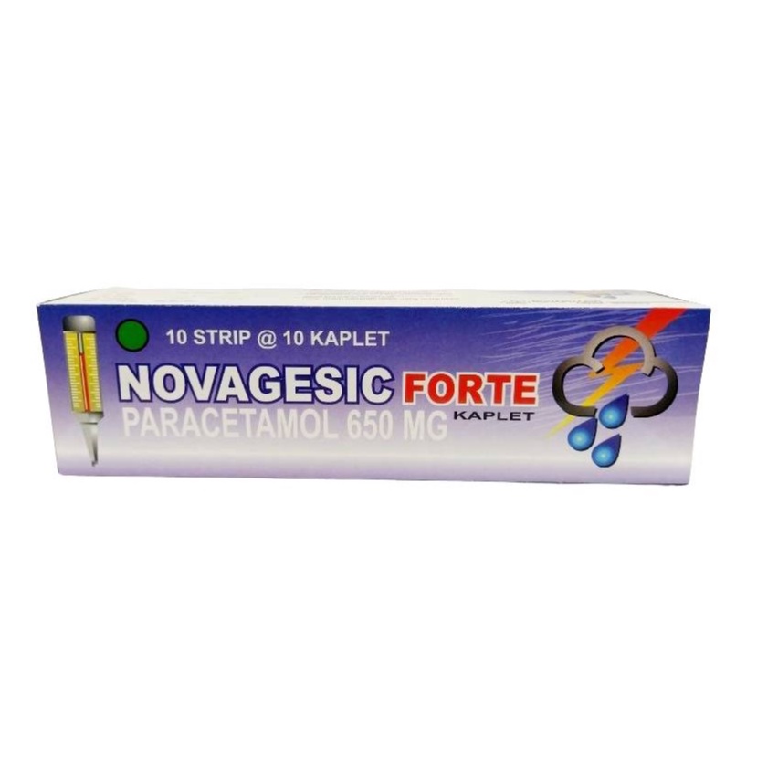 Jual Novagesic Forte Paracetamol 650 mg Box 100 Tablet | Shopee Indonesia
