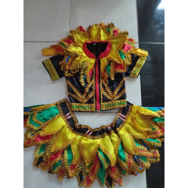 Jual KOSTUM TARIAN GEDRUK ANAK ANAK REMPEL 7 | Shopee Indonesia