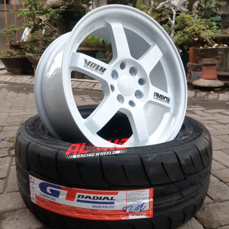 Jual VELG Repl. TE37 OG R16 White | Shopee Indonesia