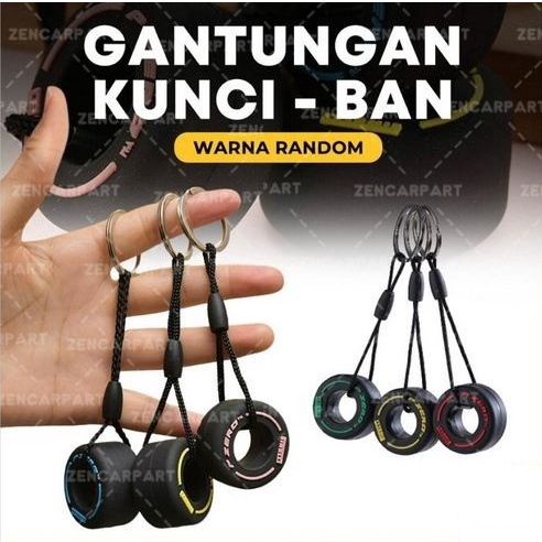 Jual Key Chain GANTUNGAN Kunci RODA Ban Mobil Racing Car Keychain Tire ...