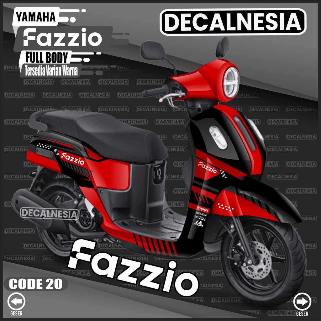 Jual Decal Fazzio New Full Body Stiker Motor 2022 Yamaha Sticker ...