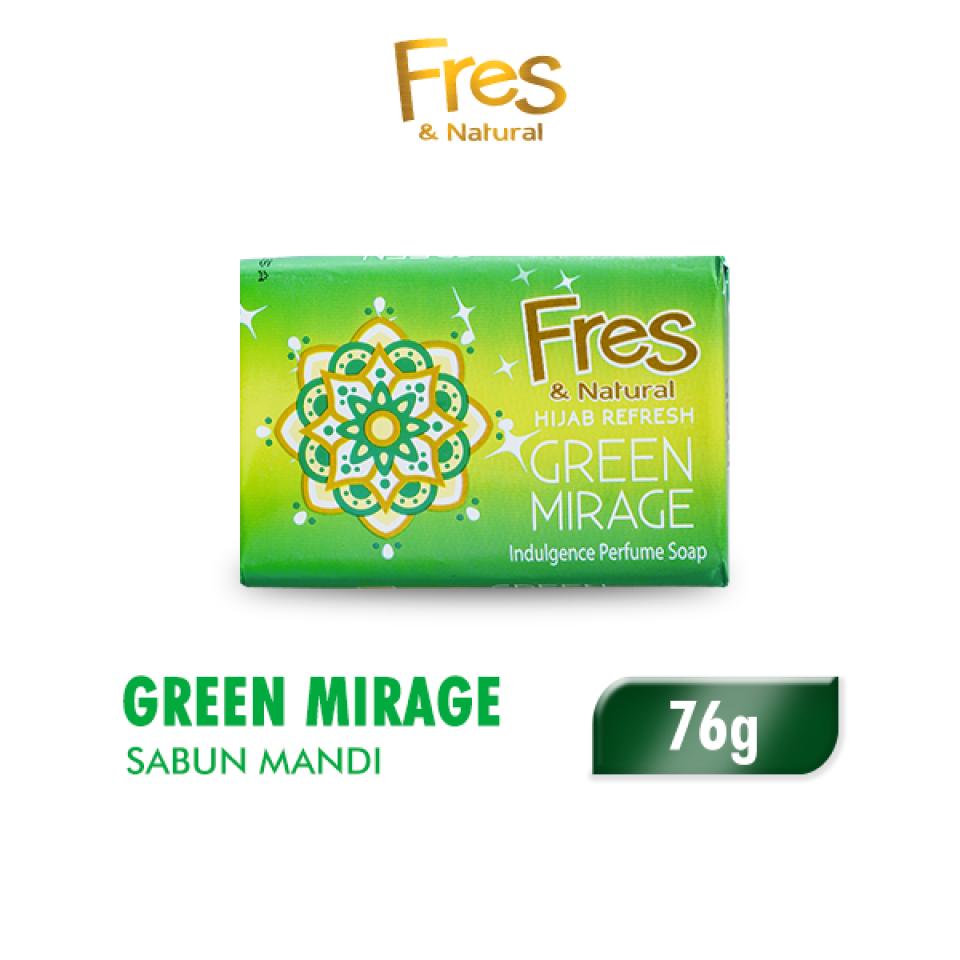 Jual FRES&NATURAL Sabun Mandi Batang Green Mirage 76gr | Shopee Indonesia