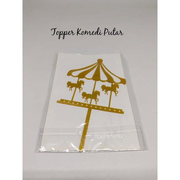 Jual Topper Acrilic Bentuk Komedi Putar (1pcs) | Shopee Indonesia
