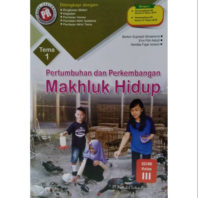 Jual Buku PR Tema 1 Kelas 3 || Pertumbuhan dan Perkembangan Makhluk Hidup | Shopee Indonesia