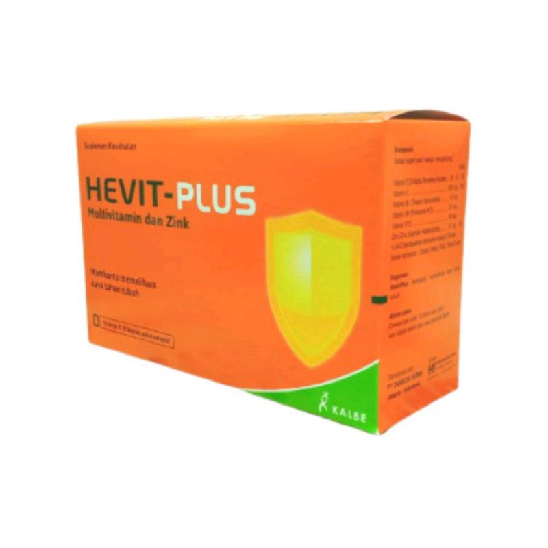 Jual Hevit plus multivitamin zinc 100 tab | Shopee Indonesia