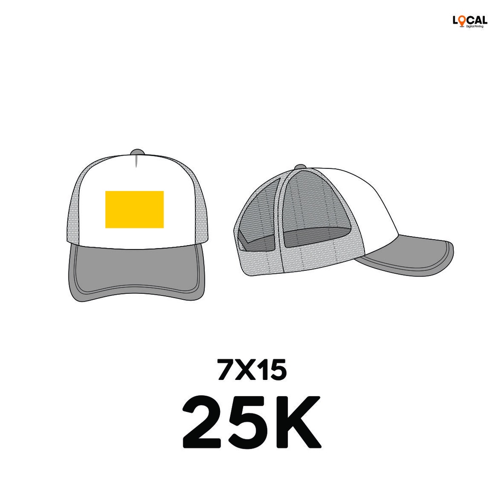 Jual TOPI SABLON CUSTOM TRUCKER JARING SATUAN LUSINAN DTF | Shopee ...