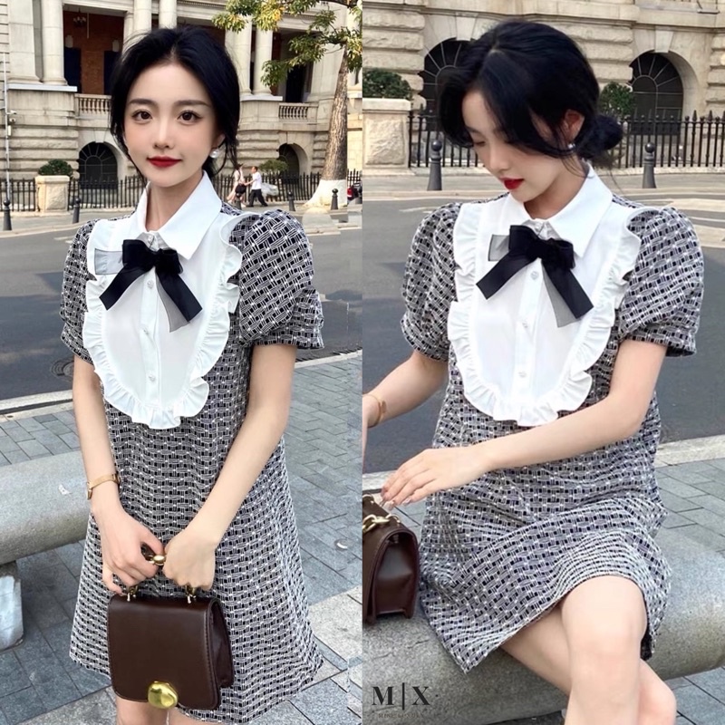 Jual DRESS OLD SCHOOL MINI DRESS GAUN WANITA VINTAGE MX525 | Shopee ...