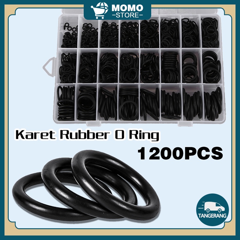 Jual 丨1200Pcs/Kotak丨Karet Rubber O Ring Seal Tightening / Karet O Ring Rubber Tightening ...