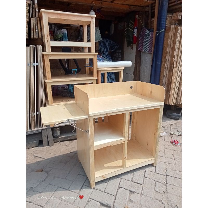 Jual Meja Usaha Jualan Serbaguna Ukuran 100x45x75cm PxLxT | Shopee ...