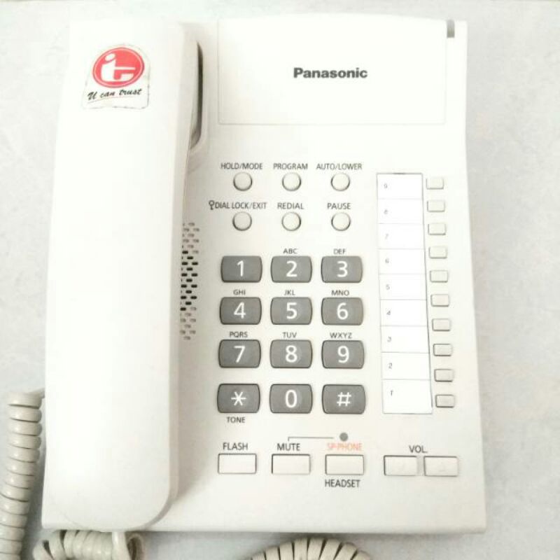 Jual TELEPON RUMAH & KANTOR INDIHOME PANASONIC KX TS820 SECOND | Shopee Indonesia
