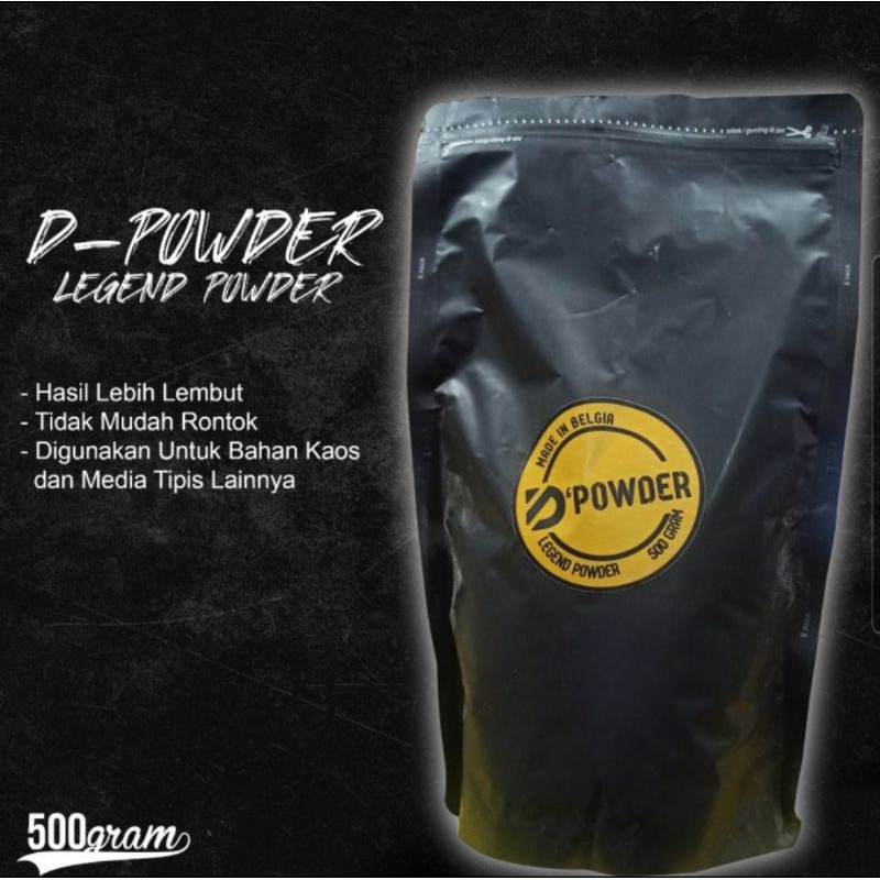 Jual D Powder Legend DTF DST Powder Glue 500gr | Shopee Indonesia