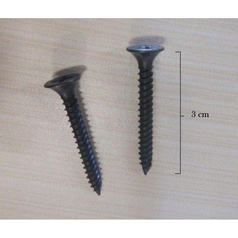 Jual (#6 x 3 cm) Skrup Gipsum / Sekrup Gypsum / Drywall Screw (10 PCS) | Shopee Indonesia