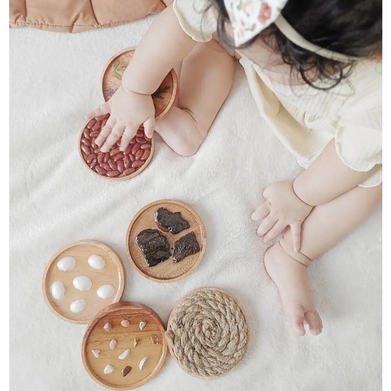 Jual Sensory Pad Nature-Mainan Texture Papan Edukasi-Montessori ...