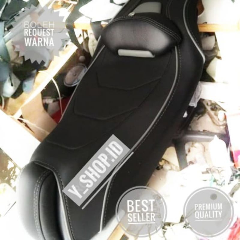 Jual Kulit Jok Custom Anti Rembas Full MBtech Aerox 155 125 Modifikasi ...