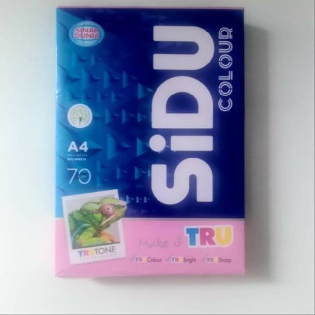 Jual Kertas A4 70 sidu / Kertas hvs warna / pink / kuning / biru ...