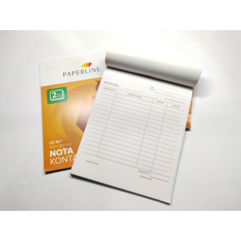 Jual NOTA PAPERLINE 2 PLY BESAR/BUKU NOTA | Shopee Indonesia