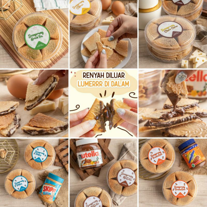 Jual Homemade Kue Semprong Lipat Isi Viral Kekinian dari Love Semprong ...