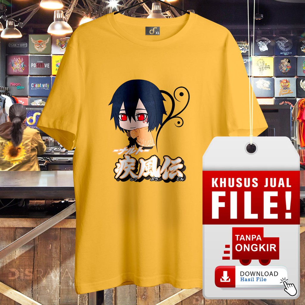 Jual JUAL FILE SATUAN PRODUK JASA DESAIN KAOS CUSTOM MANGA ANIME NARUTO ...