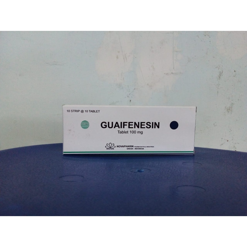 Jual Guaifenesin 100 Mg Nova (1 Box = 10 Strip = 100 pcs) | Shopee ...