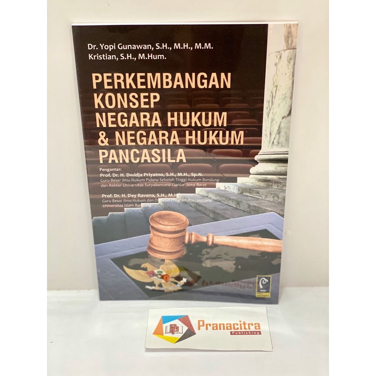 Jual Perkembangan Konsep Negara Hukum & Negara Hukum Pancasila - Dr ...