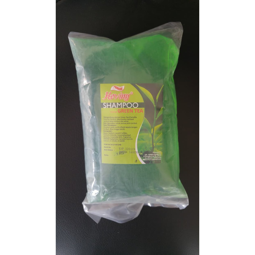 Jual Heviny Shampoo Green tea Refill | Shopee Indonesia