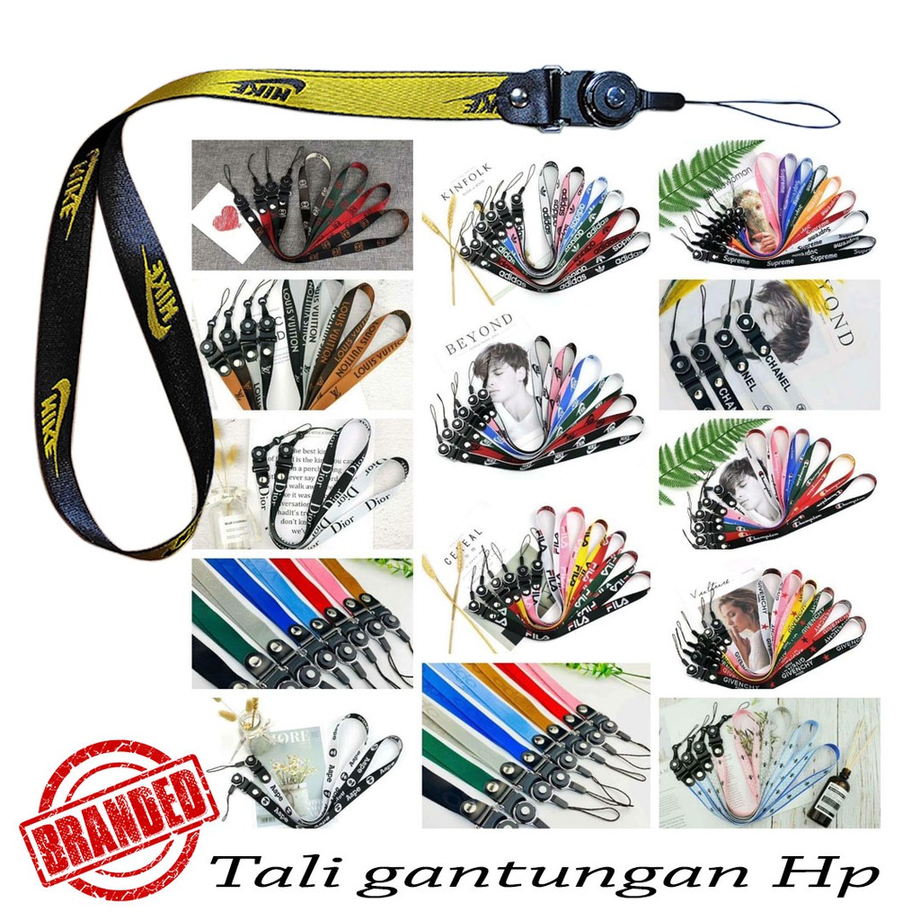 Jual TALI HP PANJANG 50 CM BRAND3D | Shopee Indonesia
