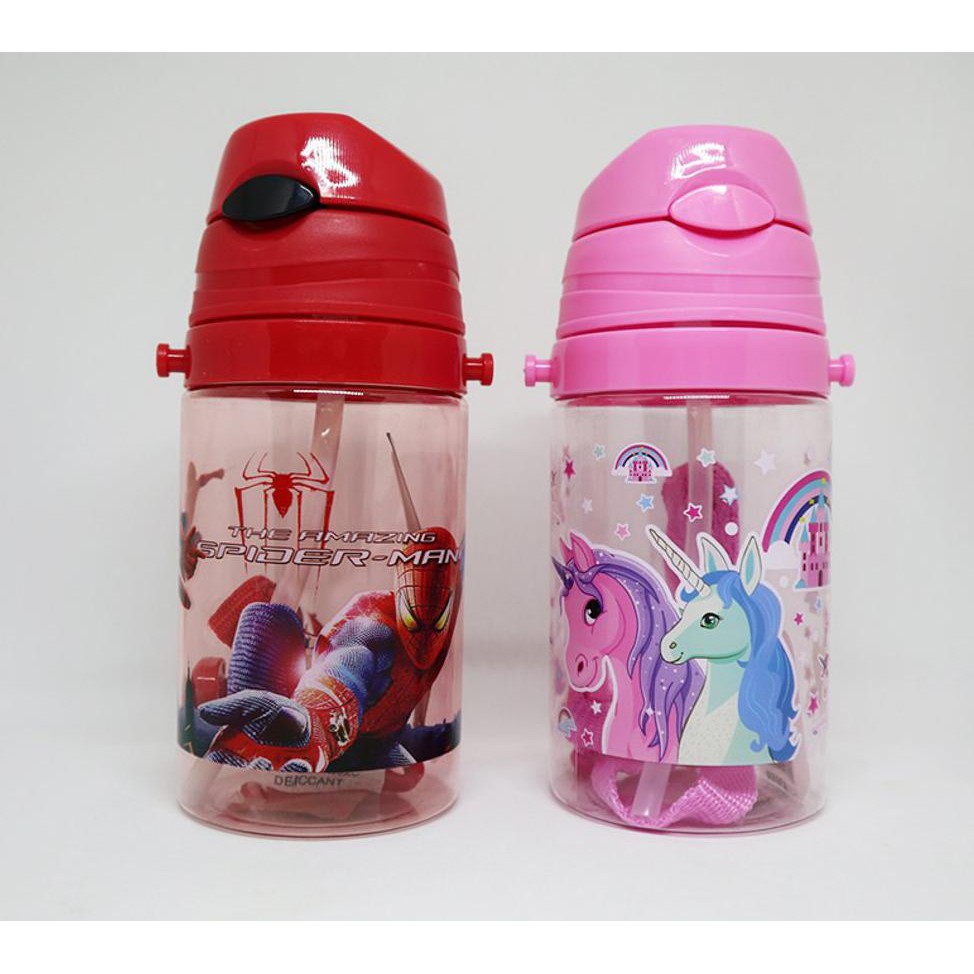 Jual JUAL Botol Minum Anak Motif Kartun Plus Sedotan tipe 3567 | Shopee Indonesia