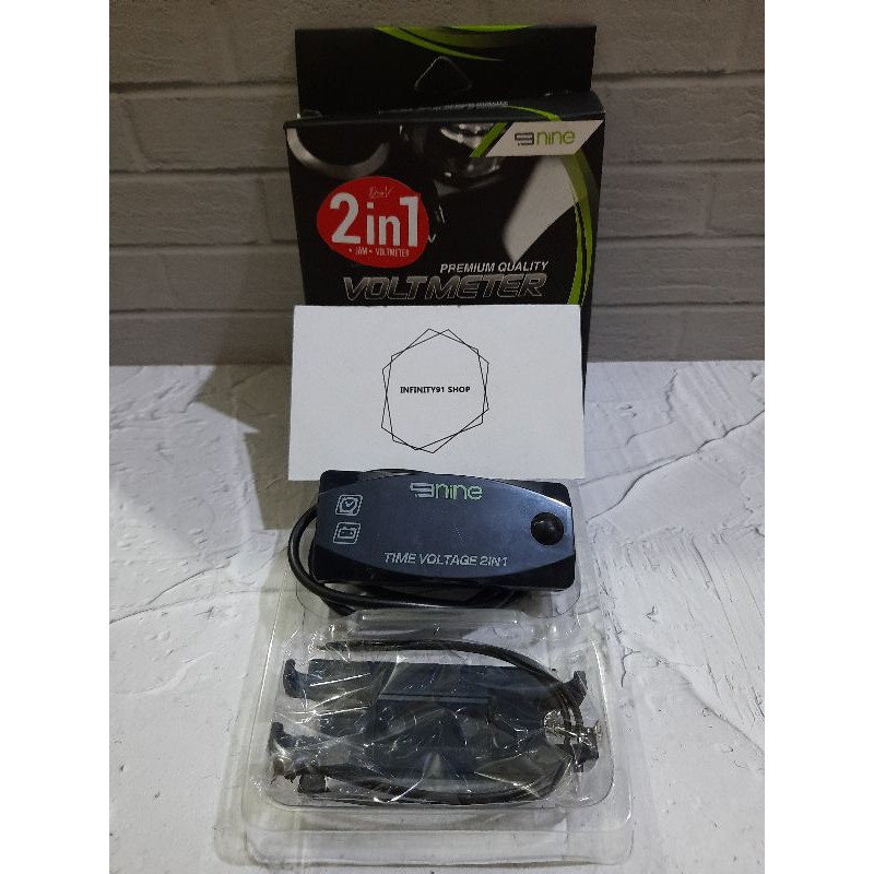 Jual volmeter motor , voltmeter digital motor 2 in 1 Honda Yamaha ...