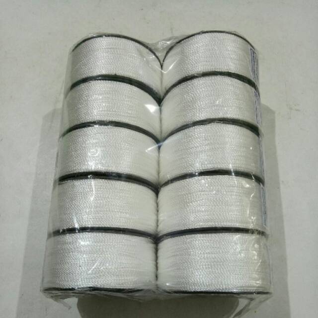 Jual Benang Nilon Tali Sol Putih Besar tukang Bangunan 1 Pak | Shopee ...