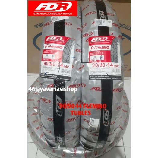 Jual BAN LUAR TUBLES FDR FLEMINO RING 14 MEREK FDR UKURAN 90/90-14 ...