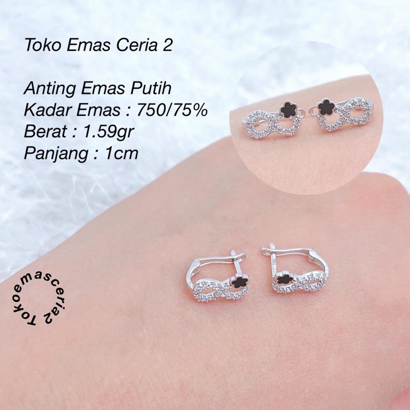 Jual Anting Emas Putih | Shopee Indonesia