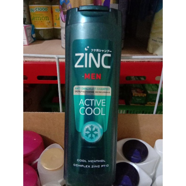 Jual Shampoo Zinc Clean Active/Refresing Cool/Men Active Cool 170 Ml ...