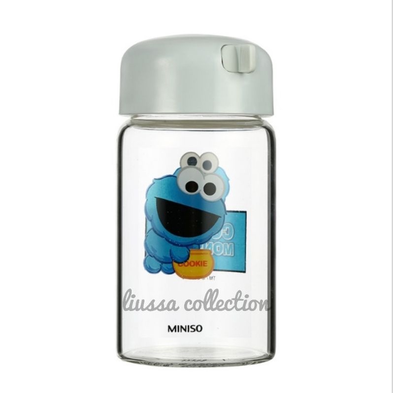 Jual Botol Sesame Street Miniso - Glass Bottle | Shopee Indonesia