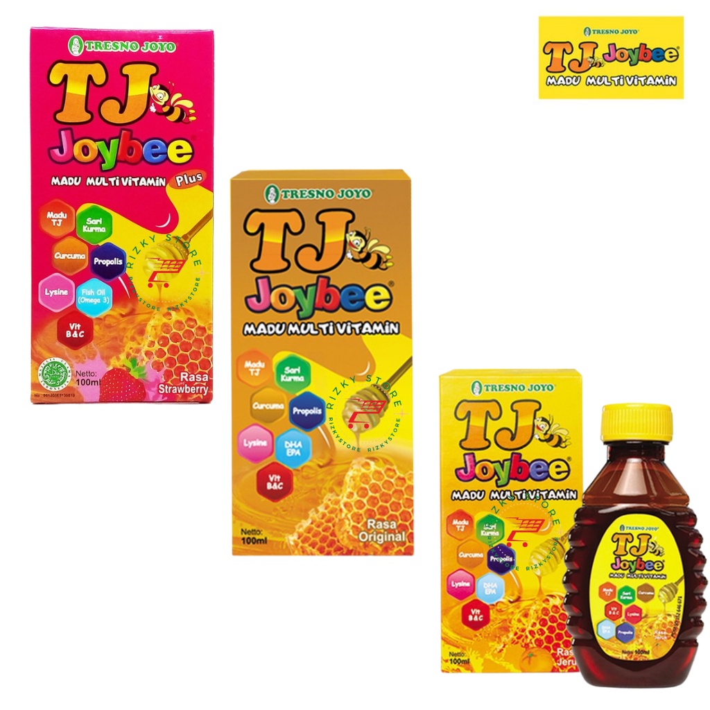 Jual MADU TJ JOYBEE 100ml MADU MULTIVITAMIN PLUS/Original/Jeruk ...