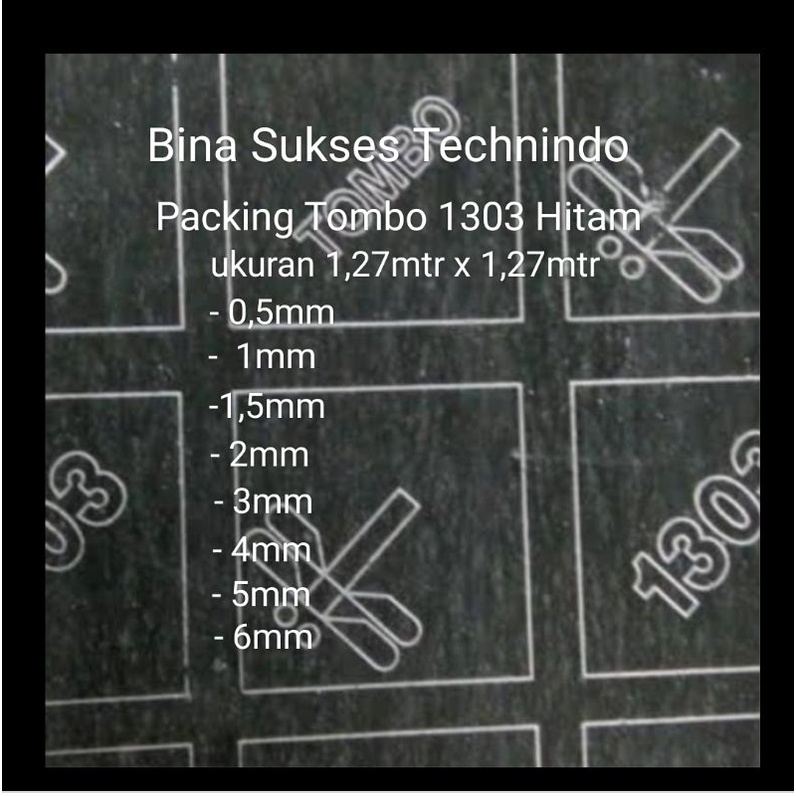 Jual Gasket / Packing Tombo hitam 1303 capung 2mm | Shopee Indonesia