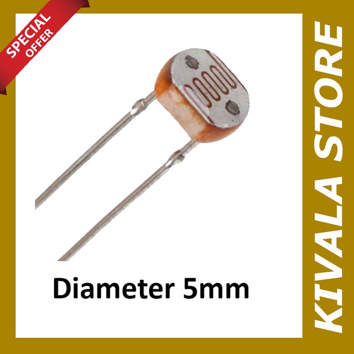Jual LDR Light Dependent Resistor 5mm GL5516ORIGIN | Shopee Indonesia