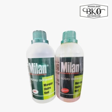 Jual Milan Epoxy Adhesive clear | 800 gram / botol set | Shopee Indonesia