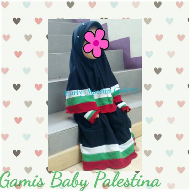 Jual Gamis Baby Palestina size S ( usia 2-3 tahun) | Shopee Indonesia