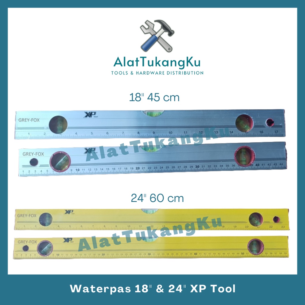 Jual XP Tool Waterpas 18" 24" / Waterpass Aluminium Warna18 24 Inch ...