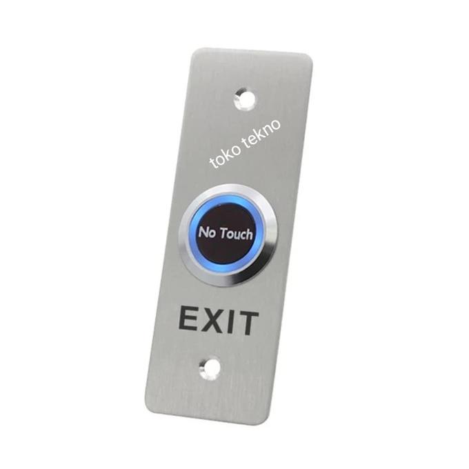 Jual Metal Exit Button With IR Sensor | Exit Button Metal No Touch Kecil | Shopee Indonesia