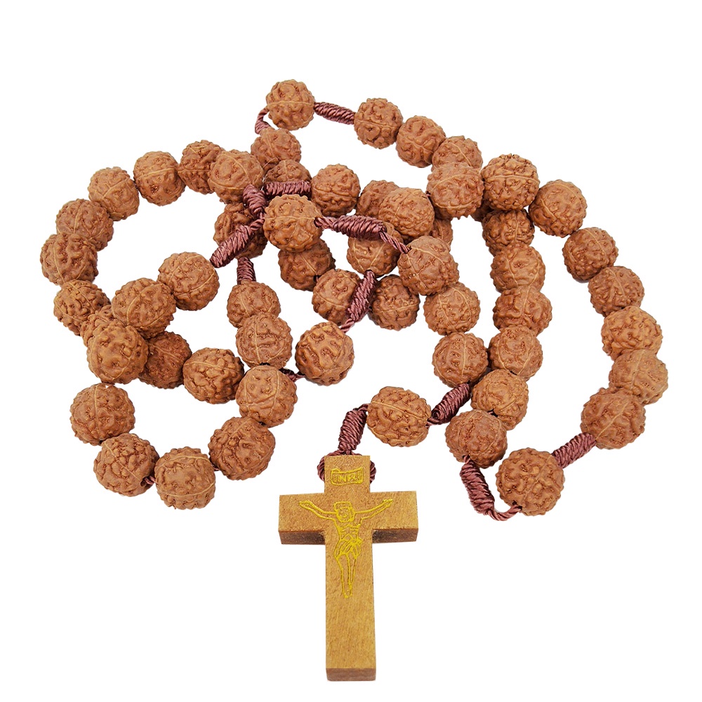 Jual Kalung Rosario Maria Manik Genitri Ganitri Jenitri Rudraksha Besar ...