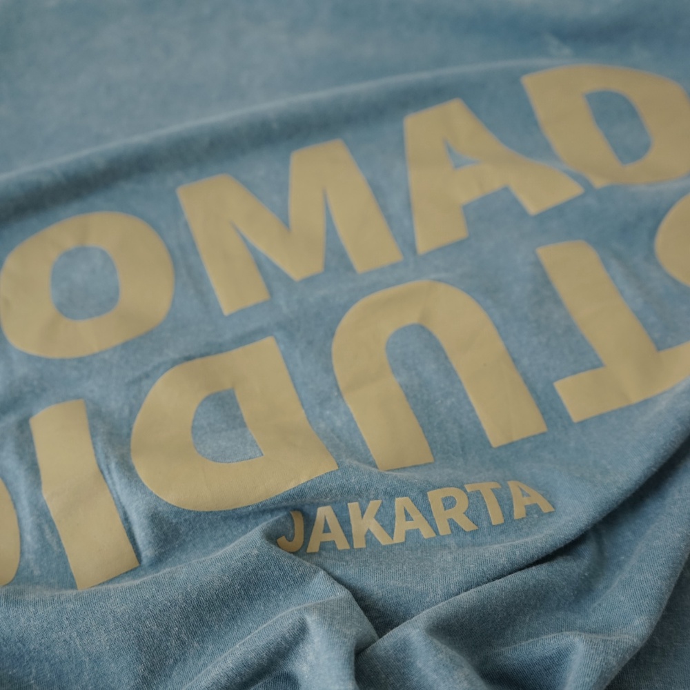 Jual Nomadstudio The Origin Faded Blue Oversized T-Shirt | Shopee Indonesia