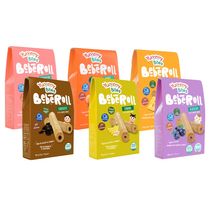 Jual Yummy Bites Beberoll Strawberry Blueberry Orange Cheese Chocolate ...