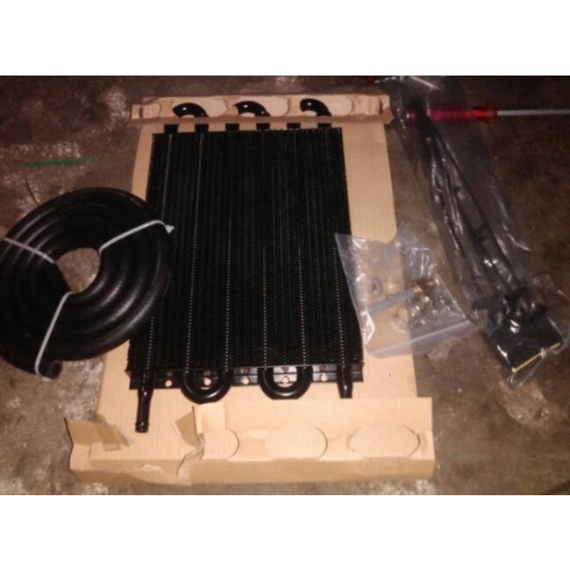 Jual pendingin oli oil cooler matic fuel cooler 6 row fortuner innova ...