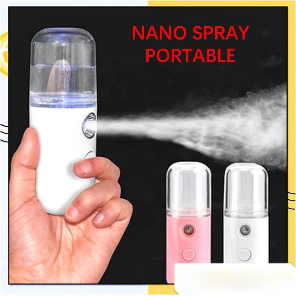 Jual HC Mini Nano Spray Mini Facial Humidifier Face Mist Wajah Mini Nano Mist Spray Portable ...