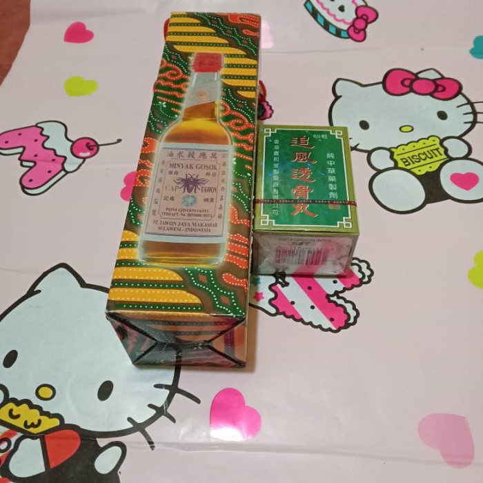 Jual PO WO TONG CHUI FONG TOU KU WAN + MINYAK GOSOK CAP TAWON 330 ML ...