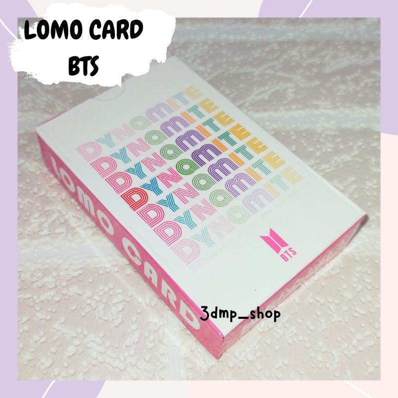Jual [54 lembar] lomocard lomo card premium bts dynamite | Shopee Indonesia